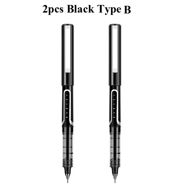 Гелевые ручки Deli RollerBall, 2 шт, черный, 0,5 мм, Type B