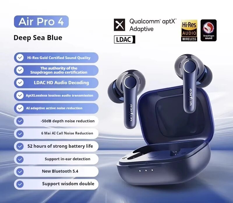 Earfun Air Pro 4 Deep Sea Blue