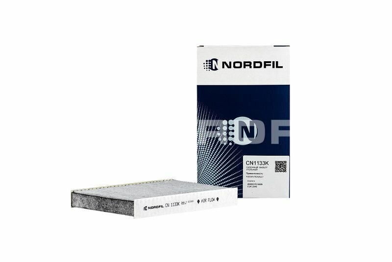 NORDFIL Фильтр салона для угольный Nissan Kubistar Renault Clio II Kangoo Megane I Symbol