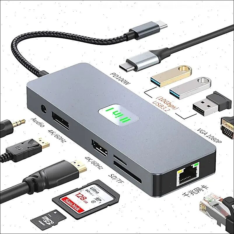 USB-концентратор 11 in 1 B