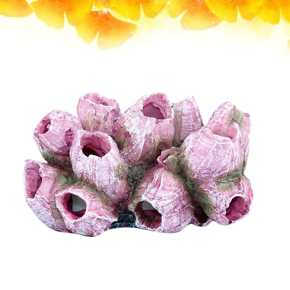 Декоративная имитация аквариумного коралла актинии сиреневая