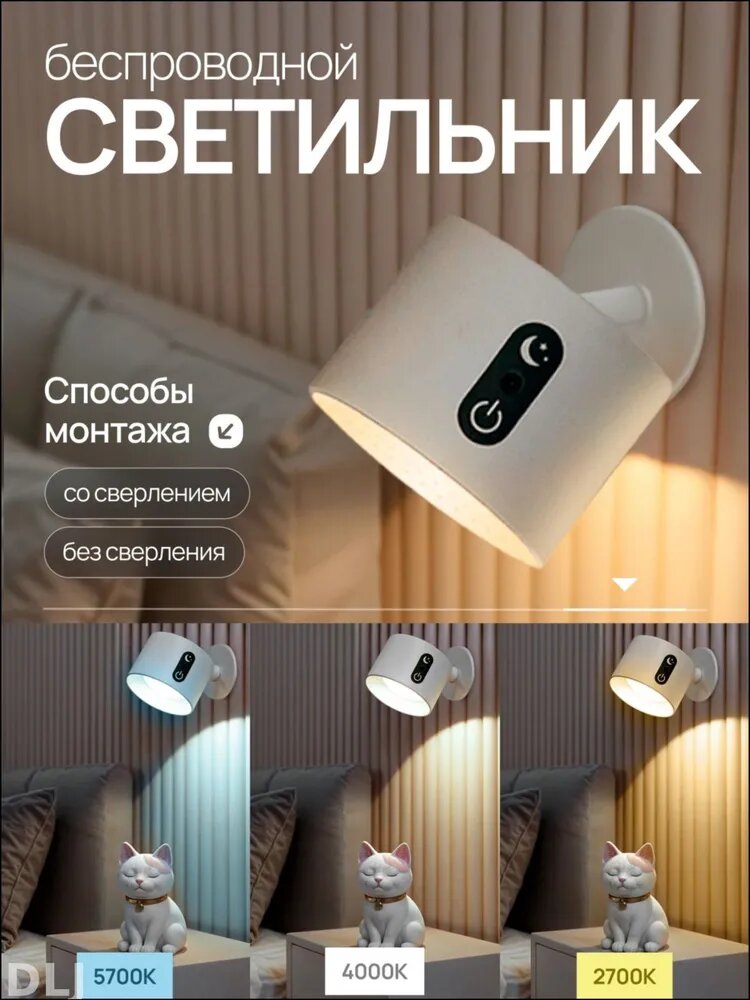 Настенный светильник, LED, 3 Вт, светильники настенные