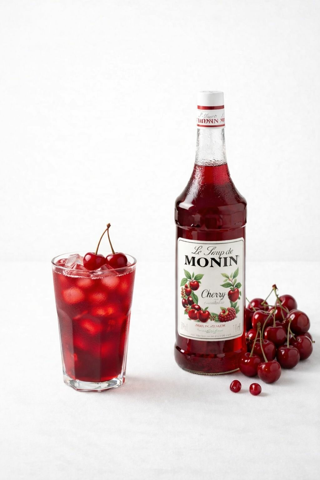 Сироп Monin Вишнёвый для кофе, коктейлей и ягодных десертов