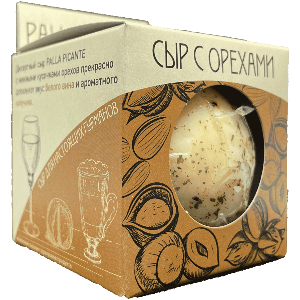 Сыр Palla Picante с орехами 50% 160 г