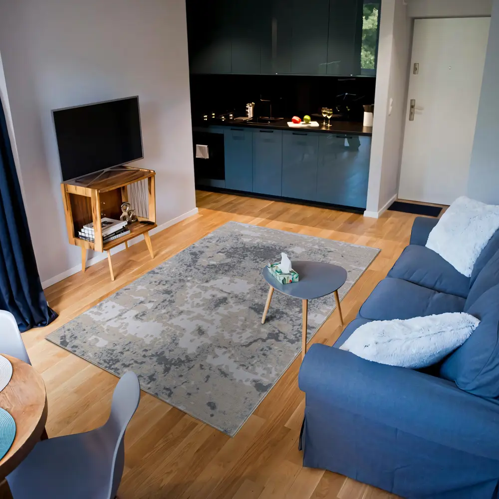 Ковер Merinos Point 60х110 см полипропилен L055 цвет синий