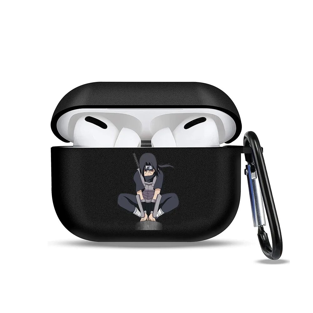 Чехол для AirPods Naruto Bandai Черный, WWW7, For airpods 1 or 2