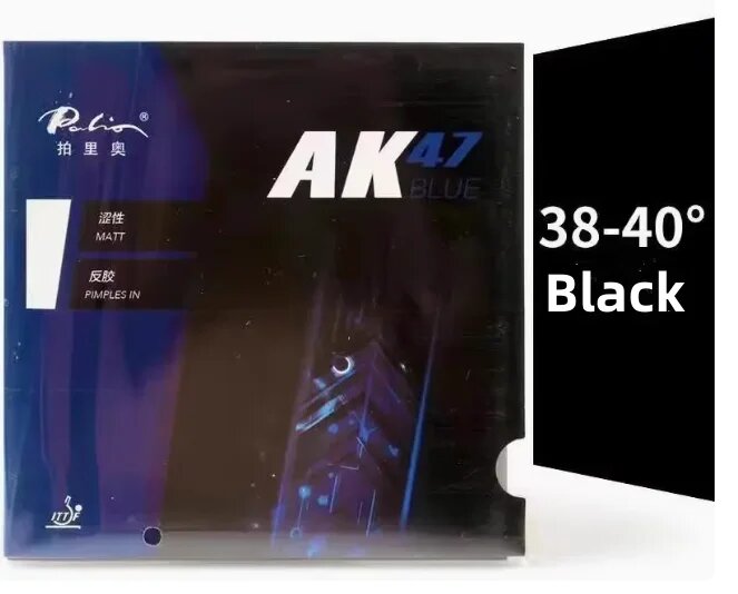 Резина для настольного тенниса Palio AK47 Blue Black, 38-40°