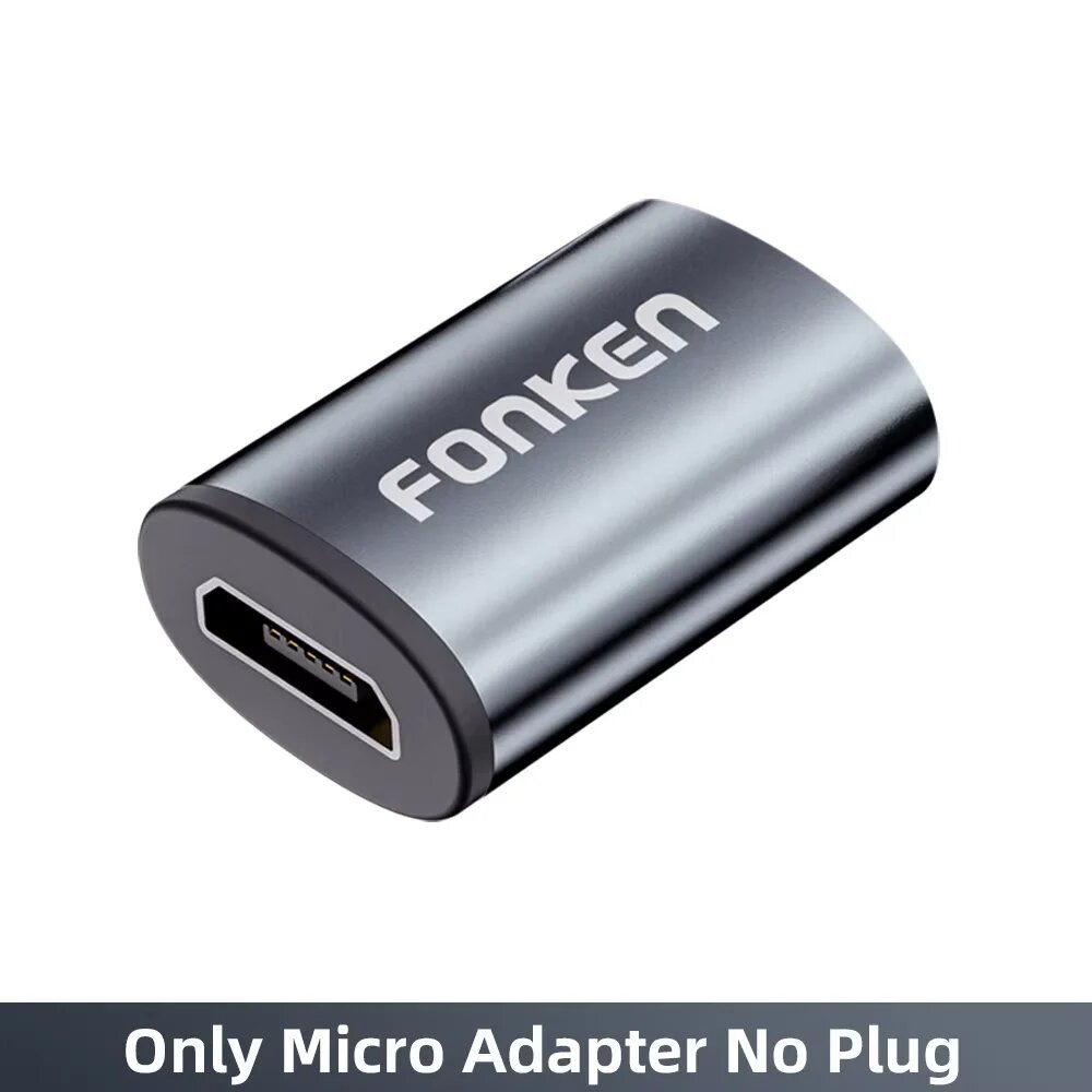 FONKEN магнитный кабель USB-C Micro USB 2 в 1