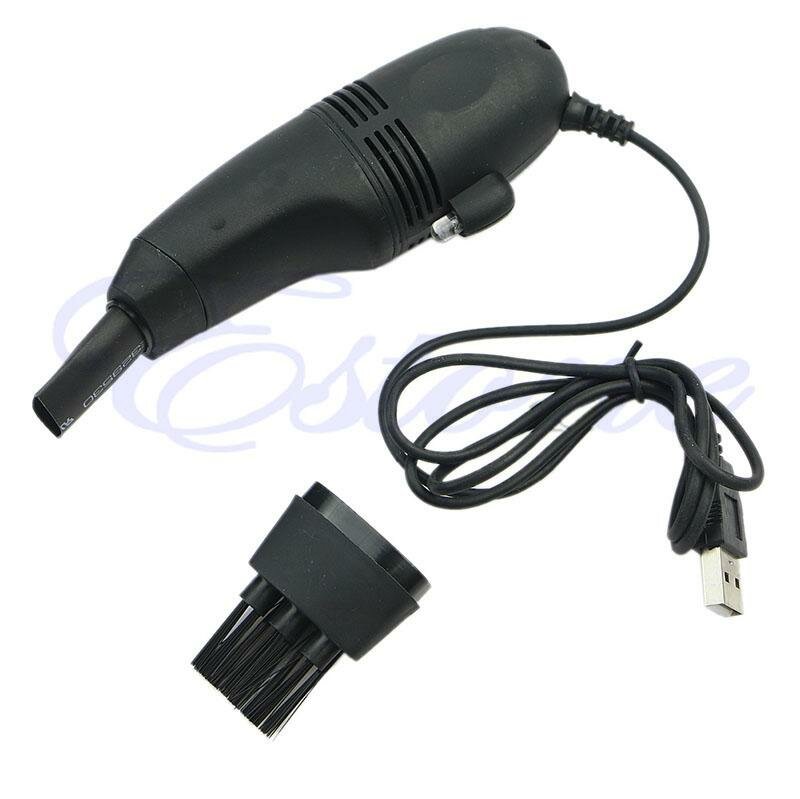 Портативный USB-пылесос для клавиатуры, Черный