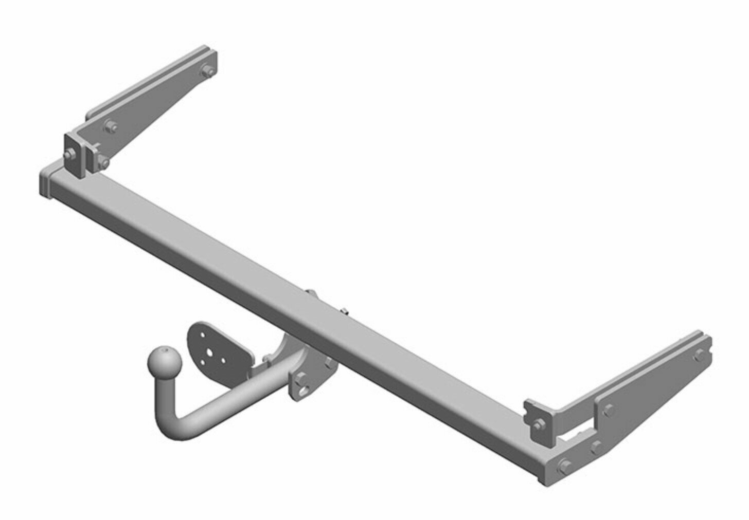 Фаркоп для Renault Symbol седан 1998-2008 Тип шара: A. Нагрузки: 1150/75 кг, RN 04