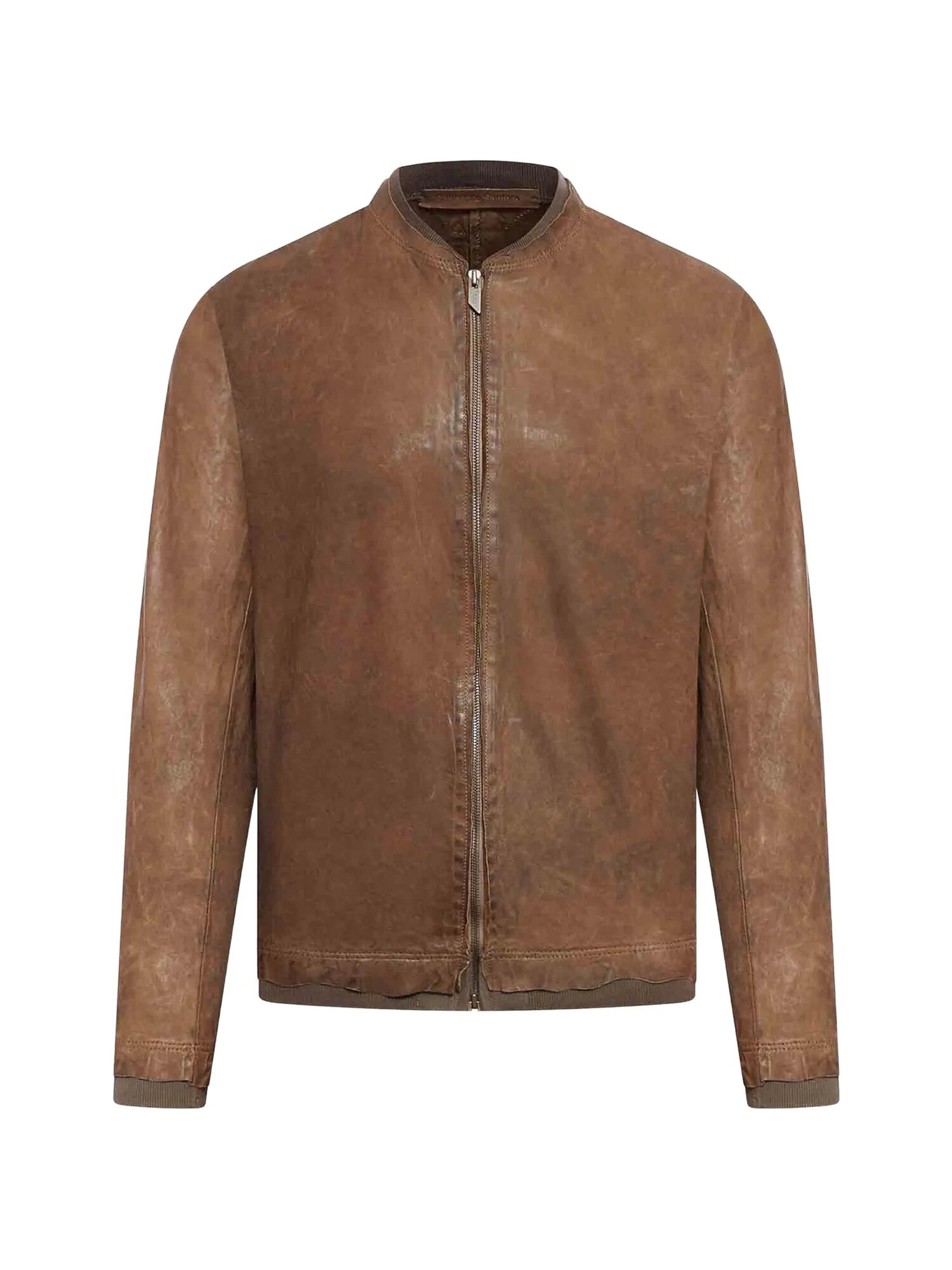Куртка Zip-up leather jacket