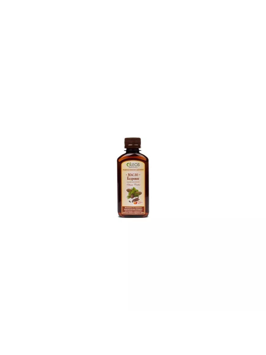Олеос масло пищевое 200мл кедровое