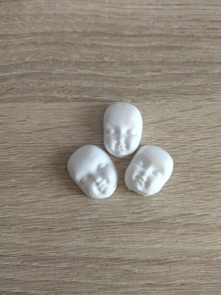 Набор лиц для ватной игрушки - 3 шт.