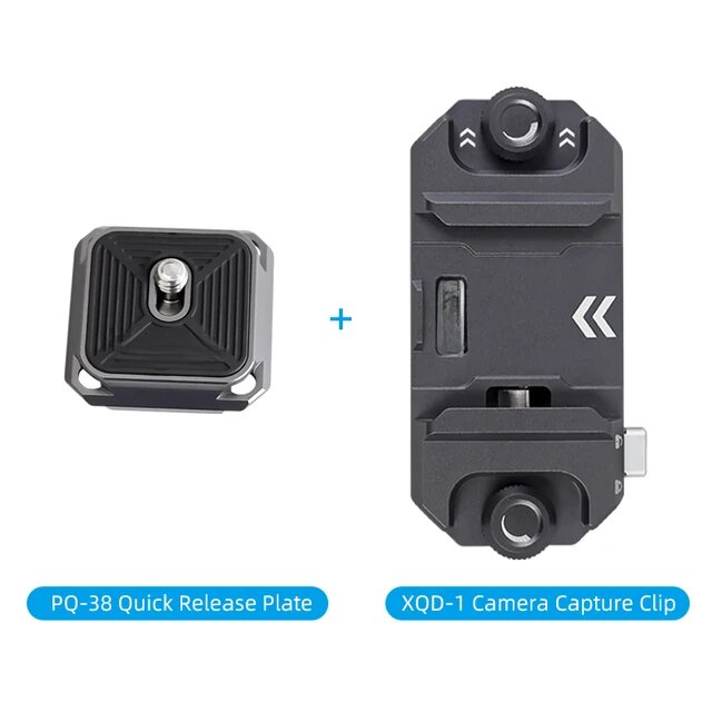 Черный комплект: Quick Release Plate PQ-38 + Camera Capture Clip XQD-1