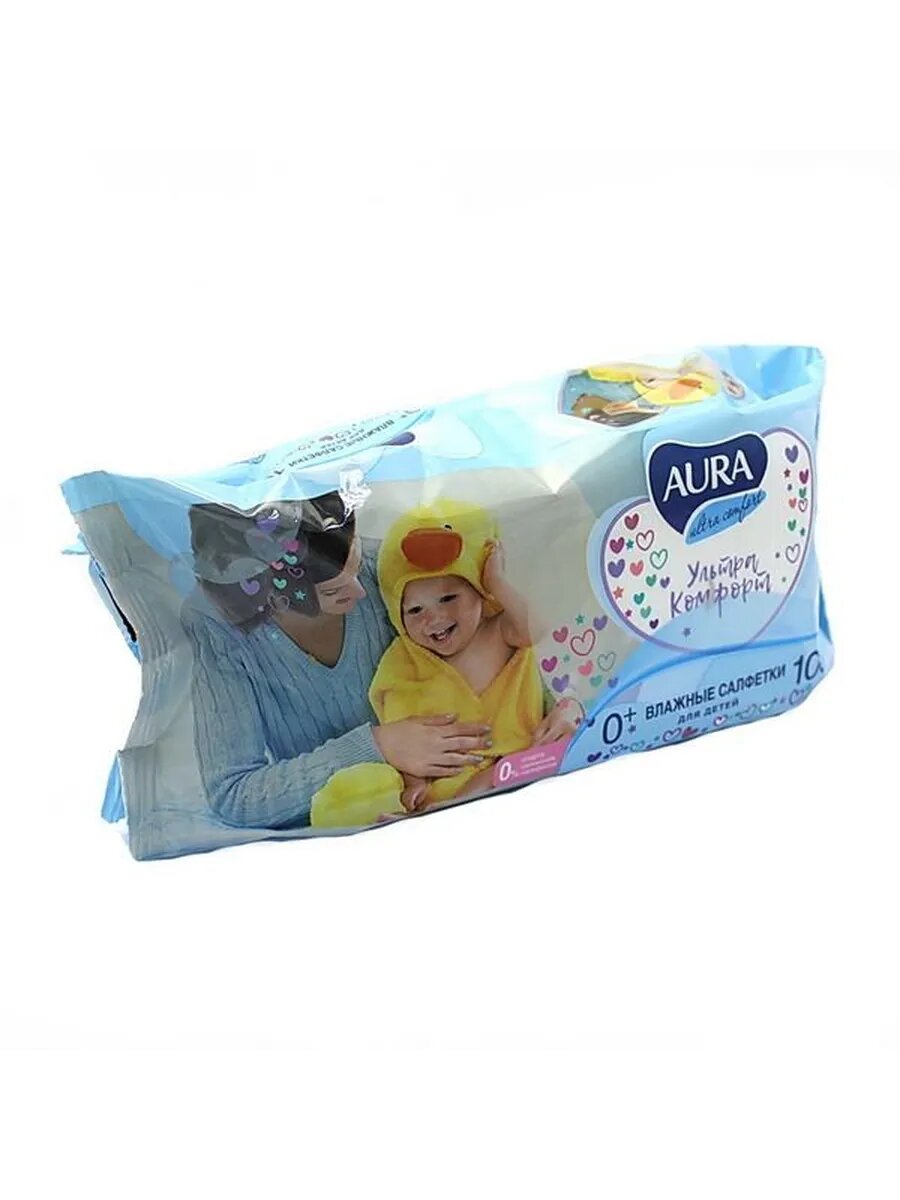 Aura Ultra Comfort салфетки влажные детские, салфетки влажны