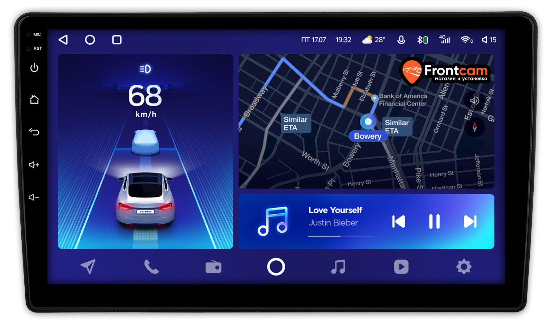 Штатная магнитола Suzuki Ignis 2 2003-2008 Teyes CC2 PLUS 6/128 10" RM-10-1478 Android 10 (4G-SIM, DSP, QLed)
