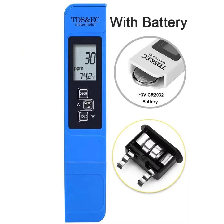 Цифровой тестер качества воды pH & TDS Meter