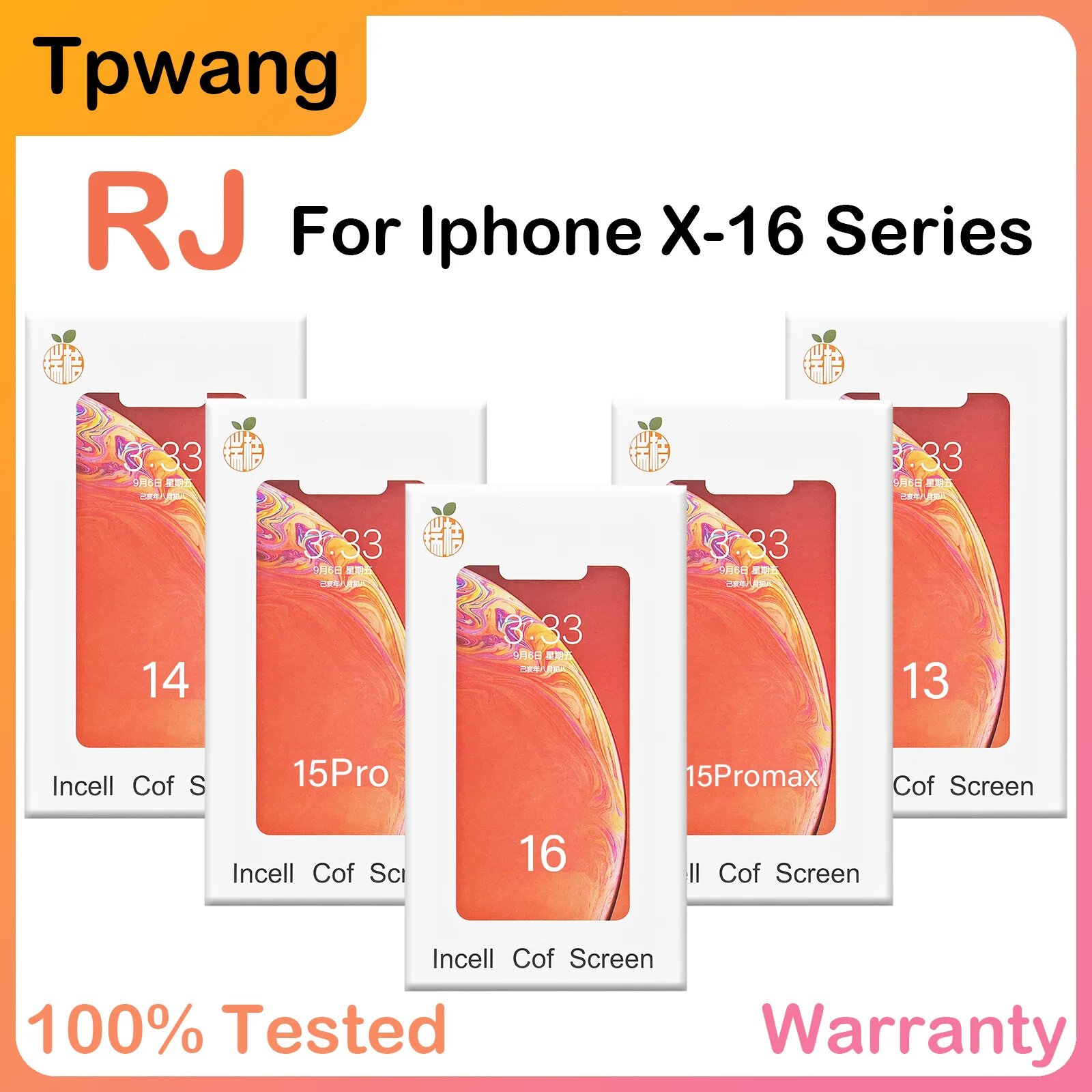2 шт. сенсорные экраны Incell для iPhone 11, 12, 13, 14, 15, 16, X, XR,