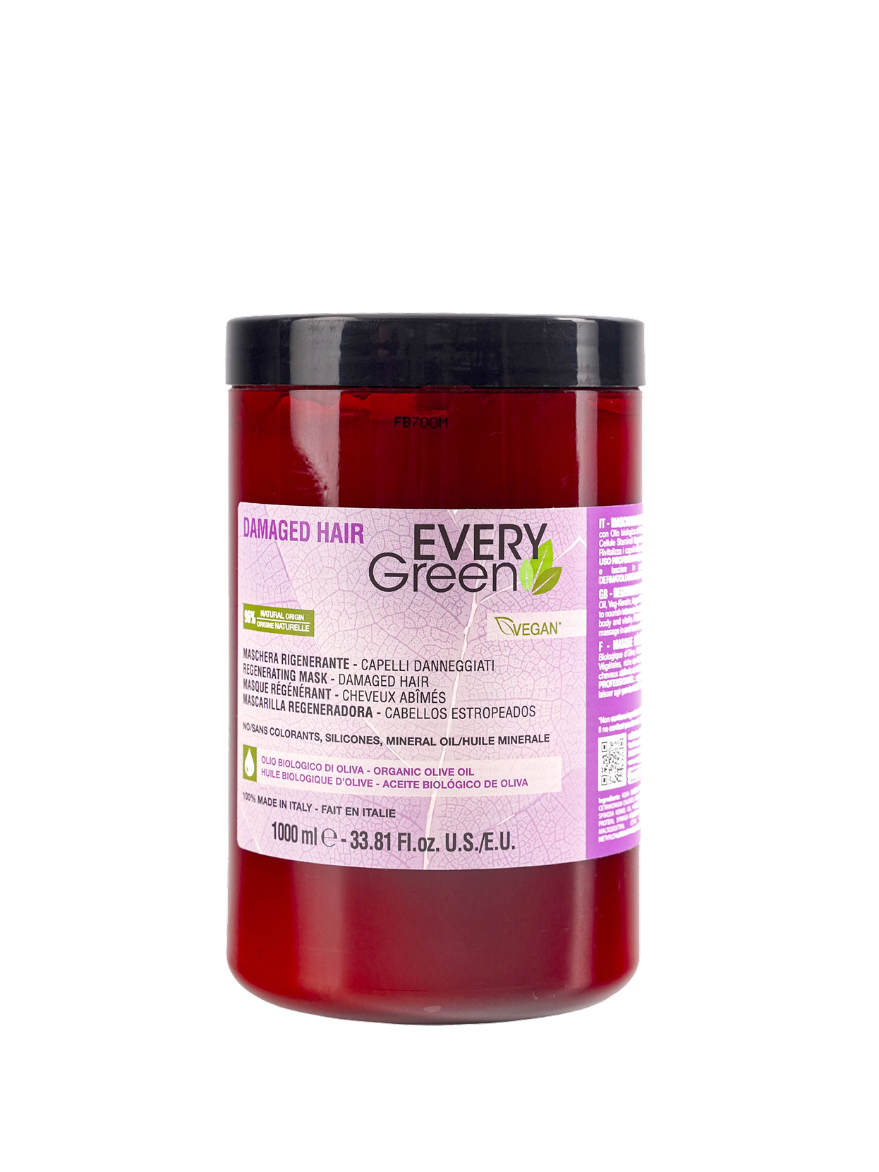 Маска для поврежденных волос Dikson EVERY GREEN VEGAN DAMAGED HAIR MASK, 1000 ml