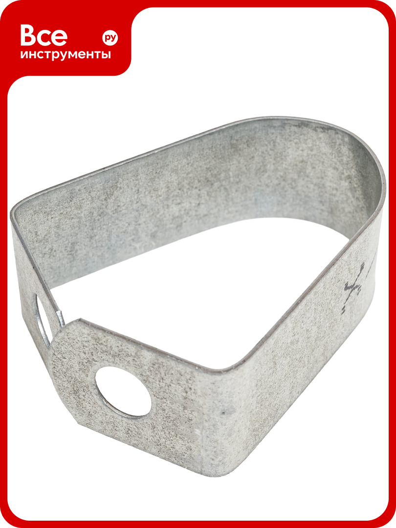 Хомут для систем пожаротушения спринклерный, из оцинкованной стали с резьбой М10, диаметр 30 мм, тип 3/4‑дюйма