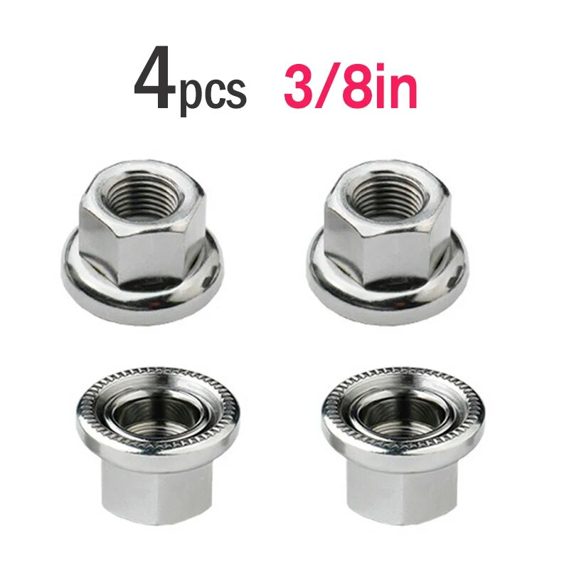 Гайка оси колеса велосипеда 3/8 дюйма, 4 шт.
