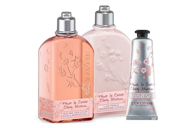 Набор для ухода за телом унисекс LOCCITANE Fleurs de Cerisier 3 в 1
