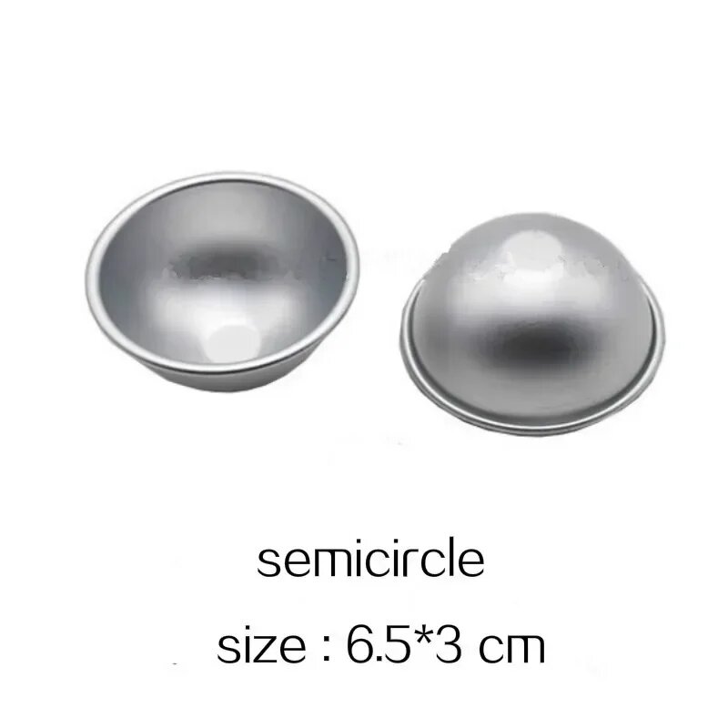 Формы для бомбочек из алюминия, 6.5*3 см, Smell: L