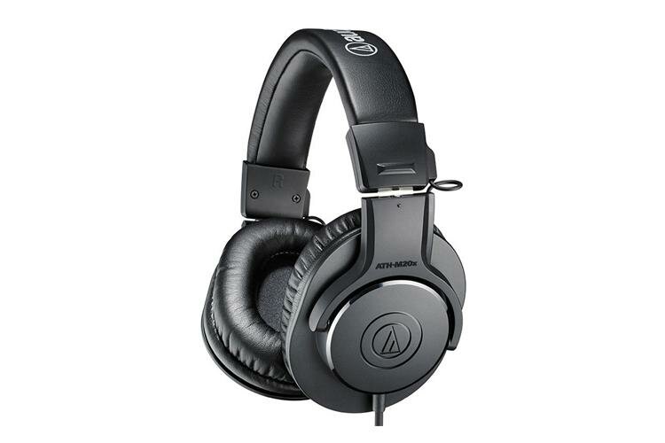 Студийные мониторинговые накладные наушники унисекс Audio Technica ATH M20X
