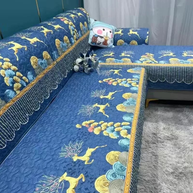 Комплект диванов на все сезоны, нескользящая подушка для дивана, универсальный комбинированный комплект диванных