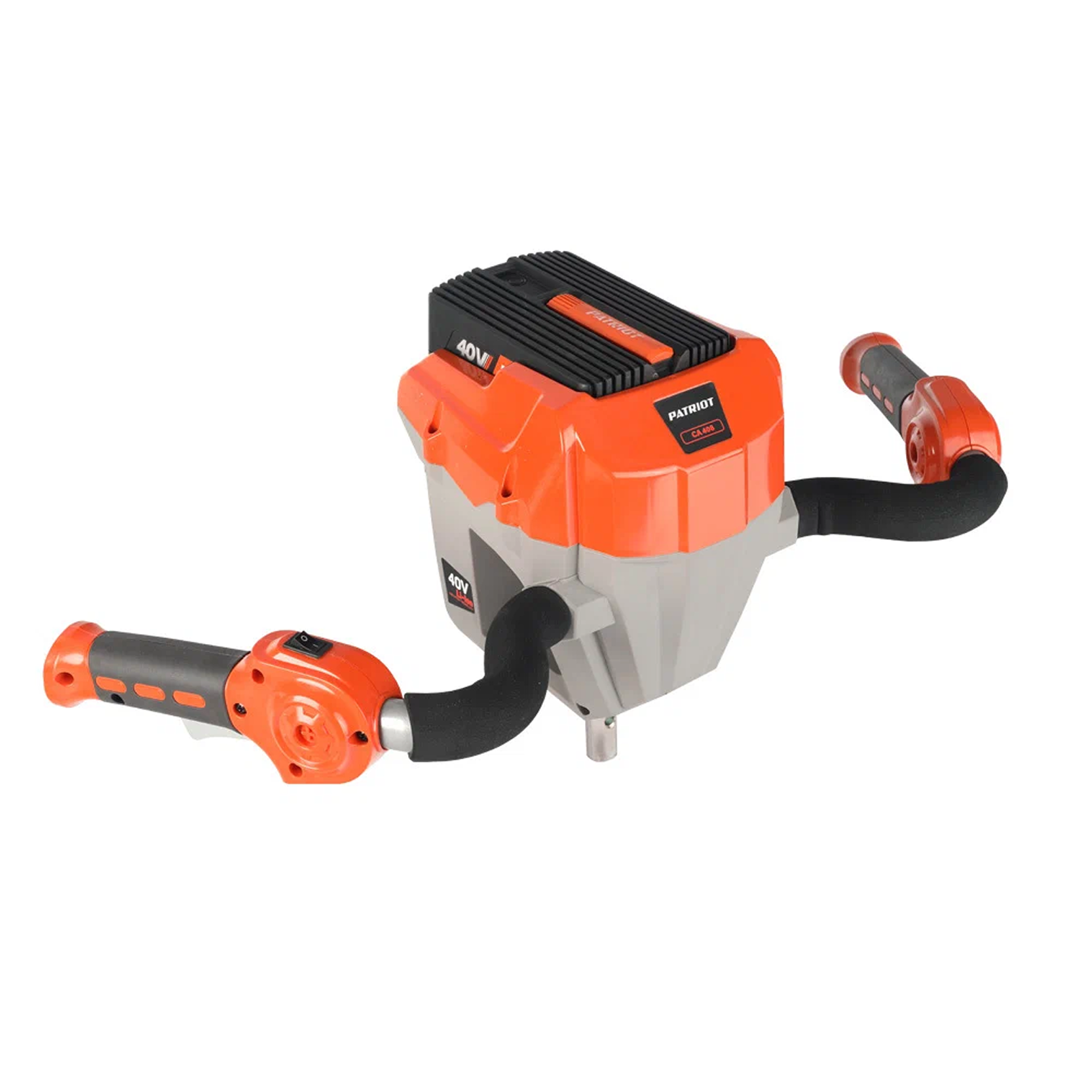 Бур аккумуляторный PATRIOT СА 408Li, 40В,6А*ч, диаметр бура 200мм, без аккумулятора и насадок