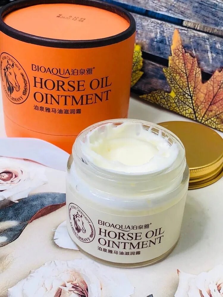 BIOAQUA Horse Oil Ointment Крем для ухода за кожей 70 мл для всех типов кожи