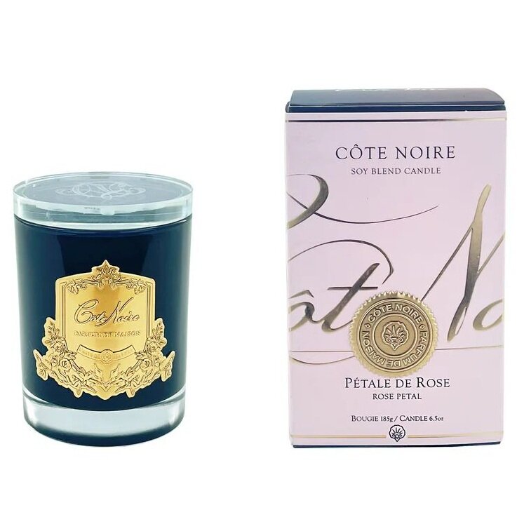 Ароматическая свеча Côte Noire Rose Petal Gold Badge Candle CGG45007