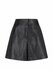 Шорты DESA NINETEENSEVENTYTWO Trapeze leather shorts, размер 40, black/black