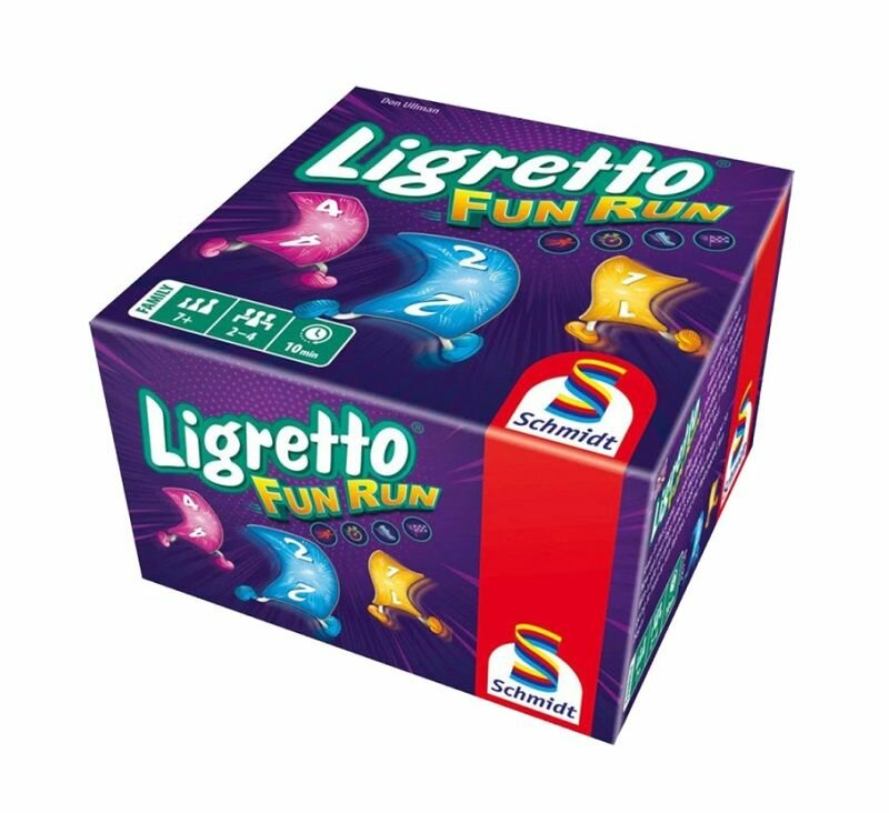 Настольная игра Schmidt Ligretto Fan Run, Лигретто, фиолетовая, правила на английском языке