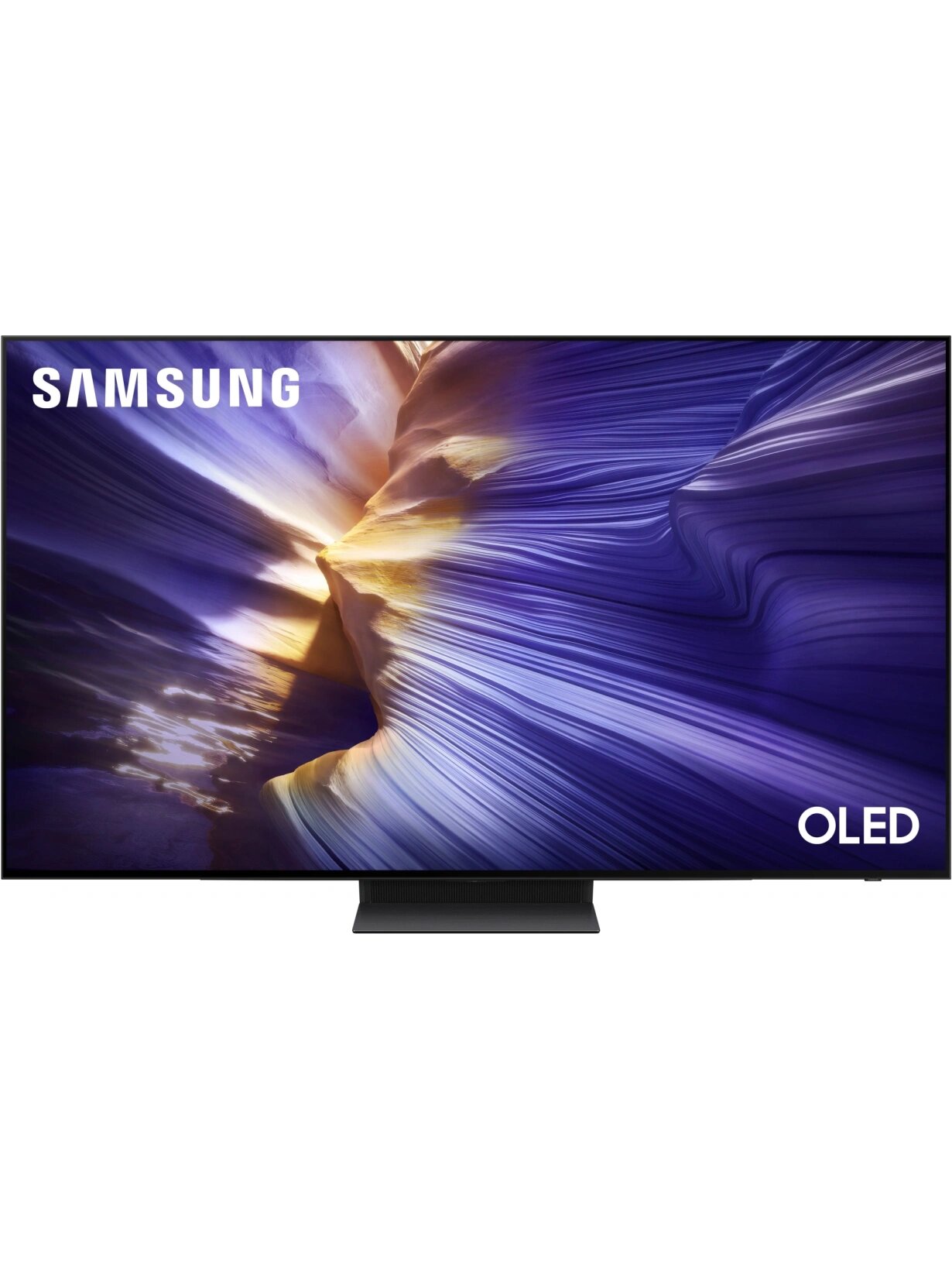 55" Телевизор Samsung QE55S90FAUXRU OLED, 4K Ultra HD, черный графит, смарт ТВ, Tizen OS