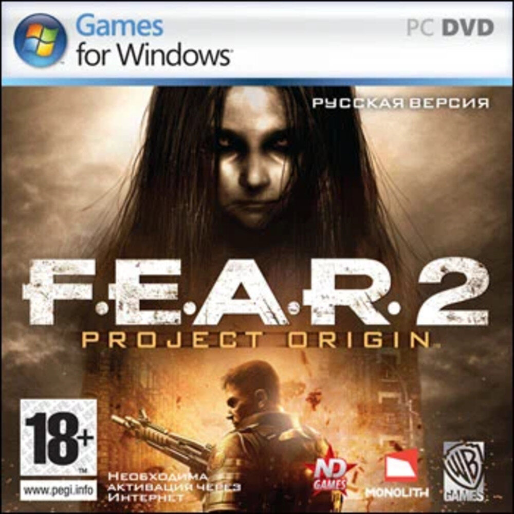 Игра для компьютера: FEAR 2: Project Origin Steam версия (F.E.A.R. 2) (Jewel диск) Лицензионный диск