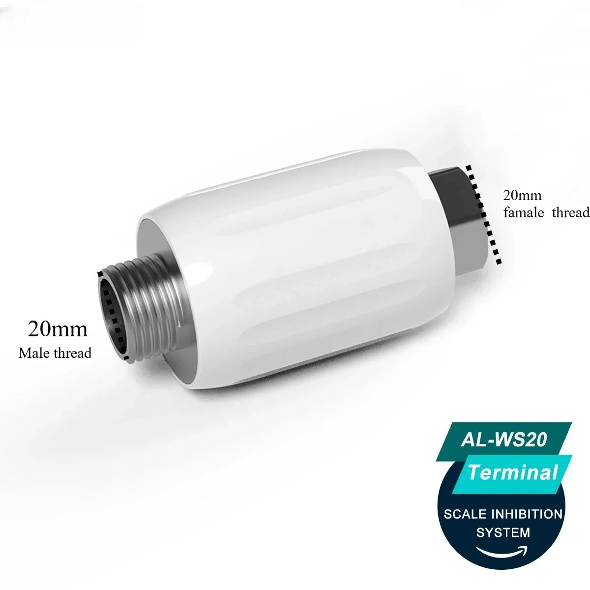 Система умягчения воды IPSE, ингибирование накипи, защита от ударов и жесткой воды для водонагревателя, фильтр для душа