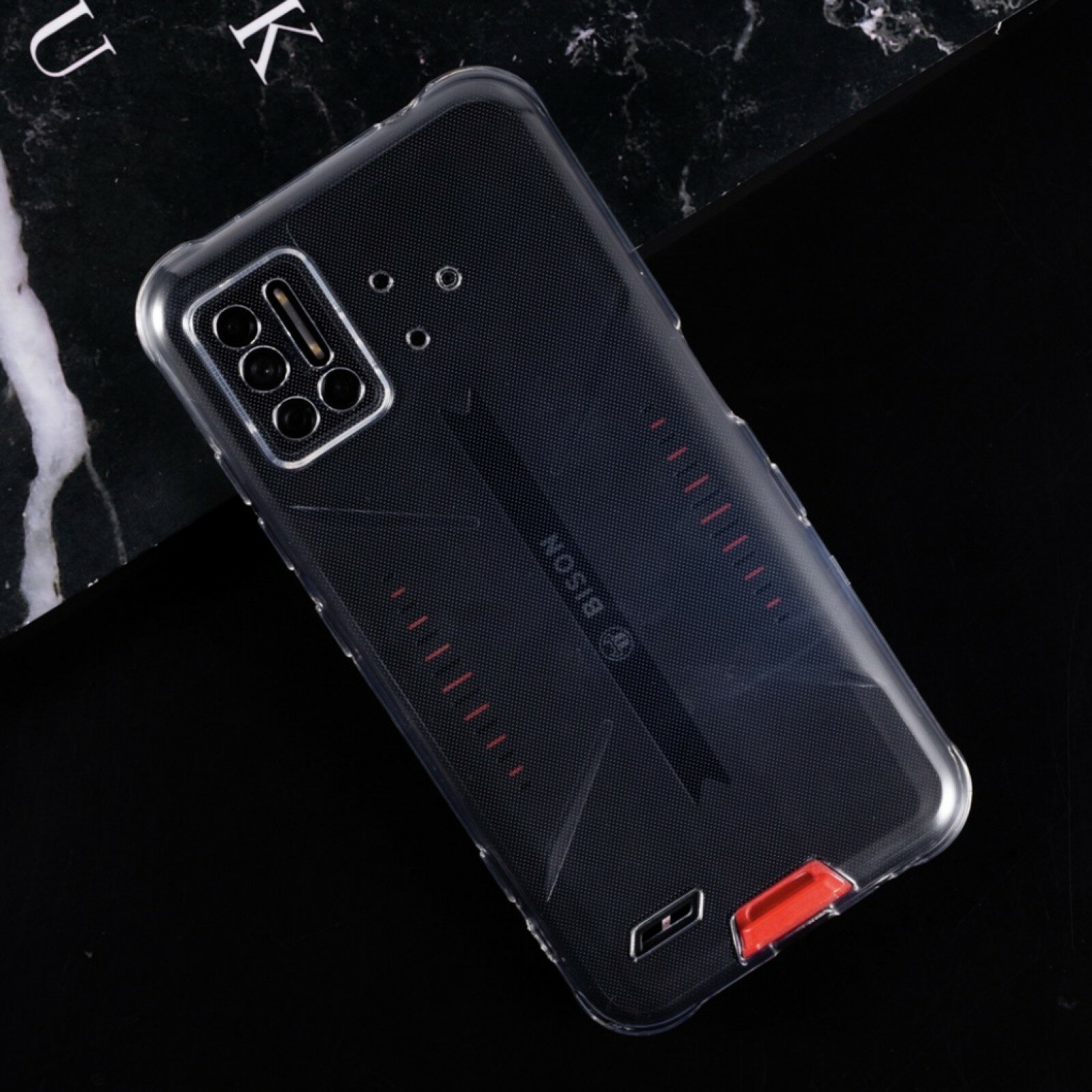Чехол-бампер MyPads Tocco для UMIDIGI Bison X10S и Bison X10G прозрачный с усиленной защитой углов