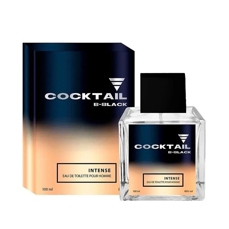 Туалетная вода для мужчин Euroluxe Cocktail B Black 100 мл / Духи Евролюкс Коктейль Би Блэк