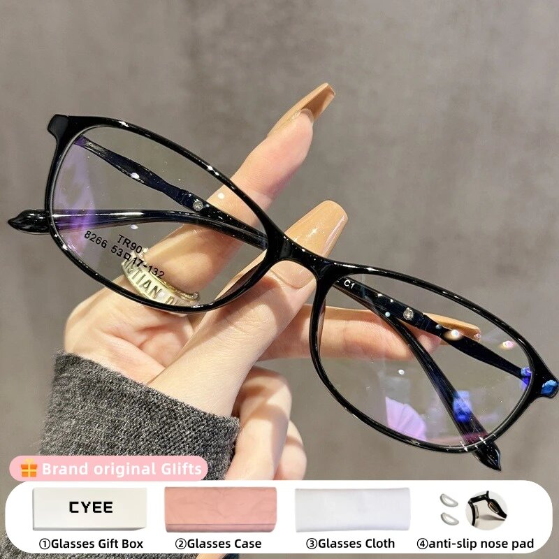 CYEE очки для чтения C1-Glossy Black +250