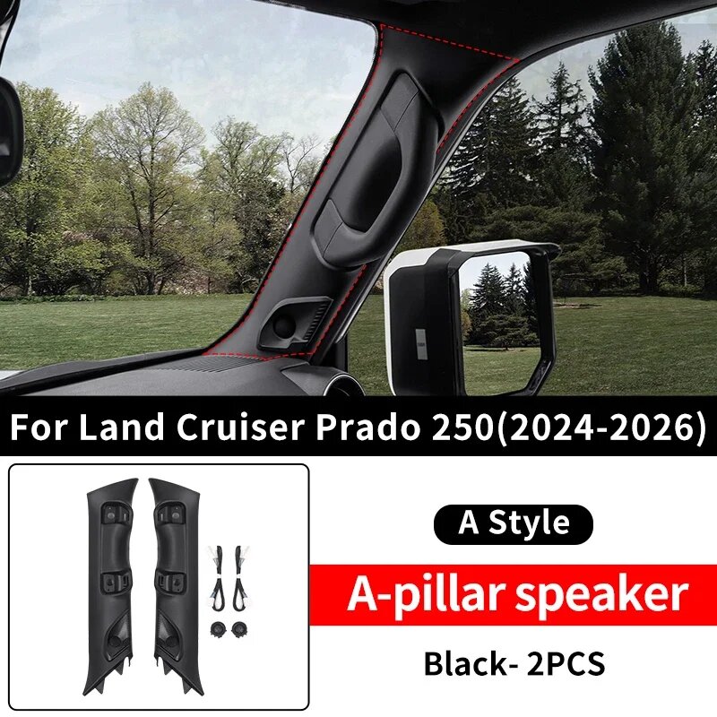 Для Toyota Land Cruiser 250 Prado LC250 2024 2025 A столб высокочастотный сменный динамик комплект обновления аксессуары для интерьера