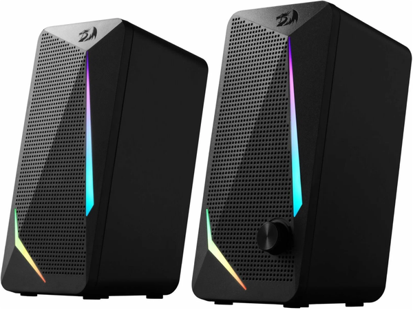 Акустическая система 2.0 Redragon Waltz черн,6 Вт, RGB, USB+3.5 jack 78144