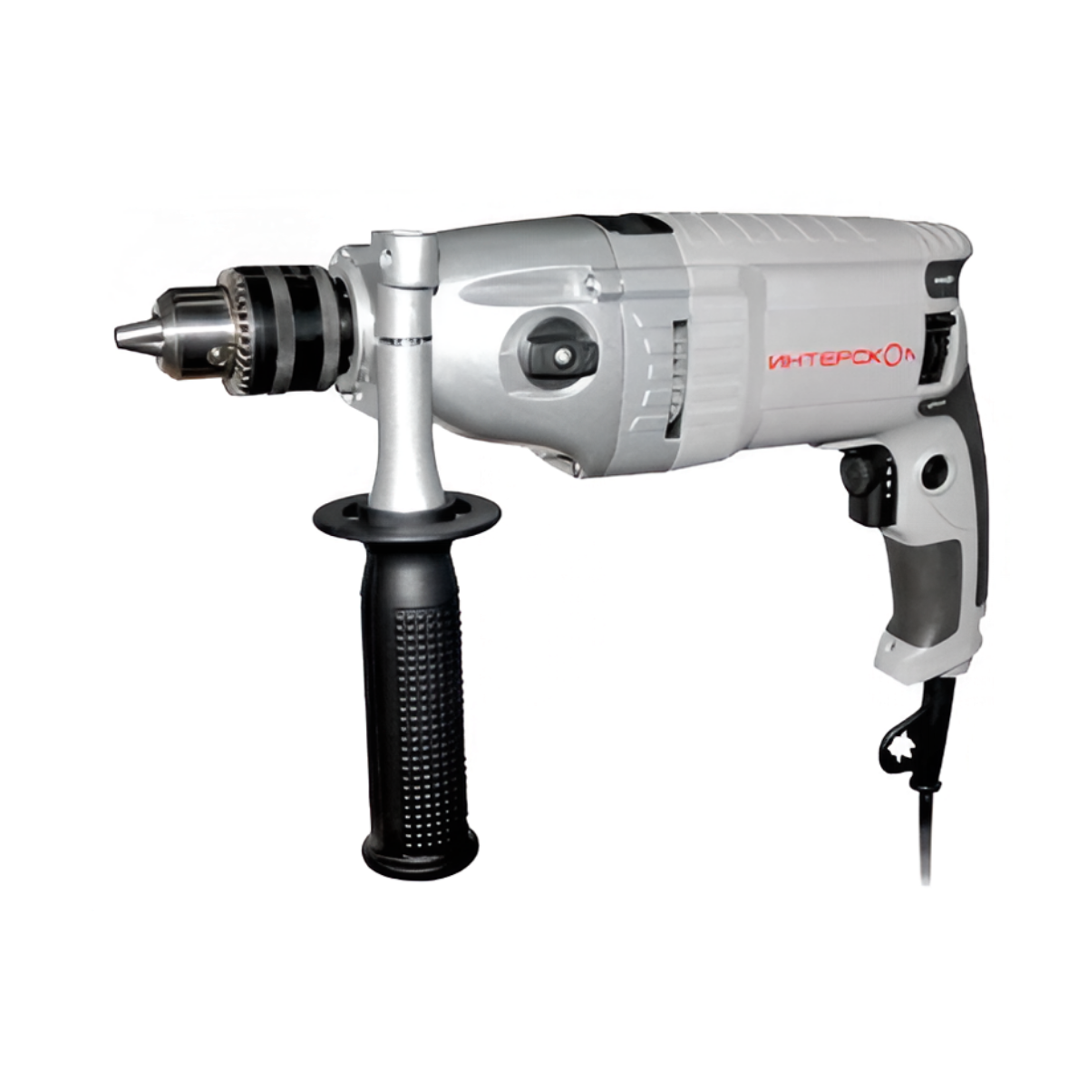 Дрель ударная Интерскол ДУ-16/1050ЭР серый, 1050 Вт, 2 скорости, 2000об/мин, 19200 уд/мин