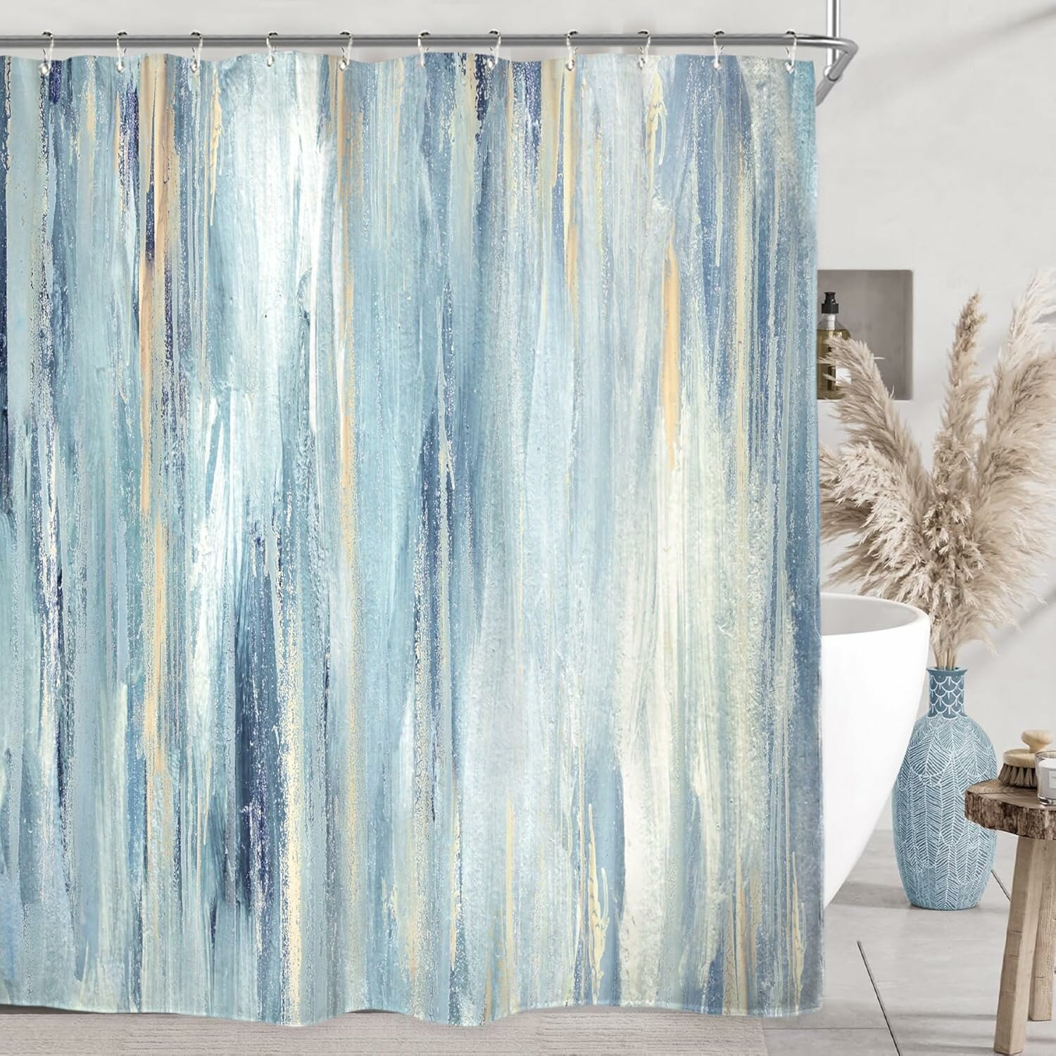 Шторы для ванны, водонепроницаемая ткань, оформление ванной комнаты