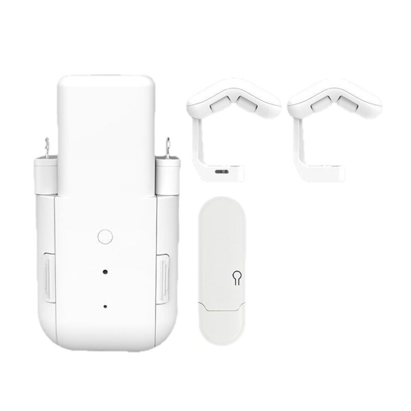 WiFi интеллектуальное Устройство Для Занавесок Система Драпировки С Моторным Приводом И Аккумуляторной Батареей Емкостью 4000 мАч Для Римского Стержня T Track U Rail