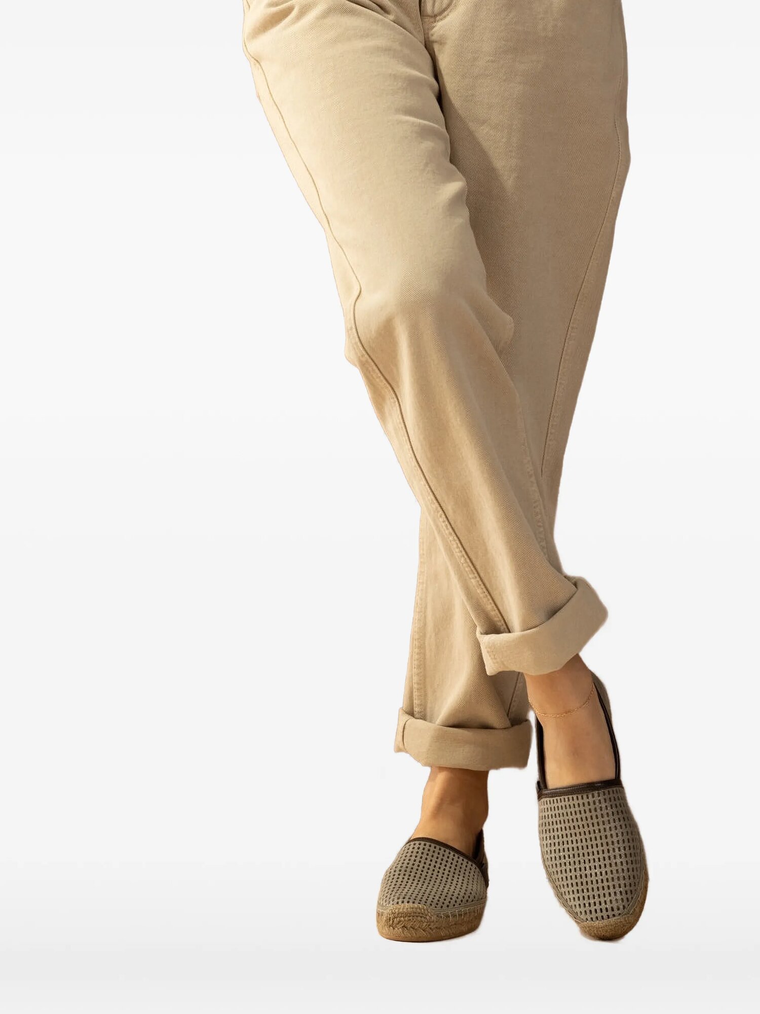 Эспадрильи BRUNELLO CUCINELLI Sparkling Net espadrilles, размер 38, зеленый, — фото 1