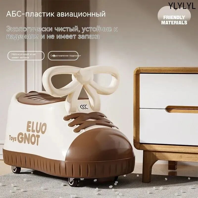Детская санка с ручками и защитным бортом для детей 1-6 лет прочная ледяная