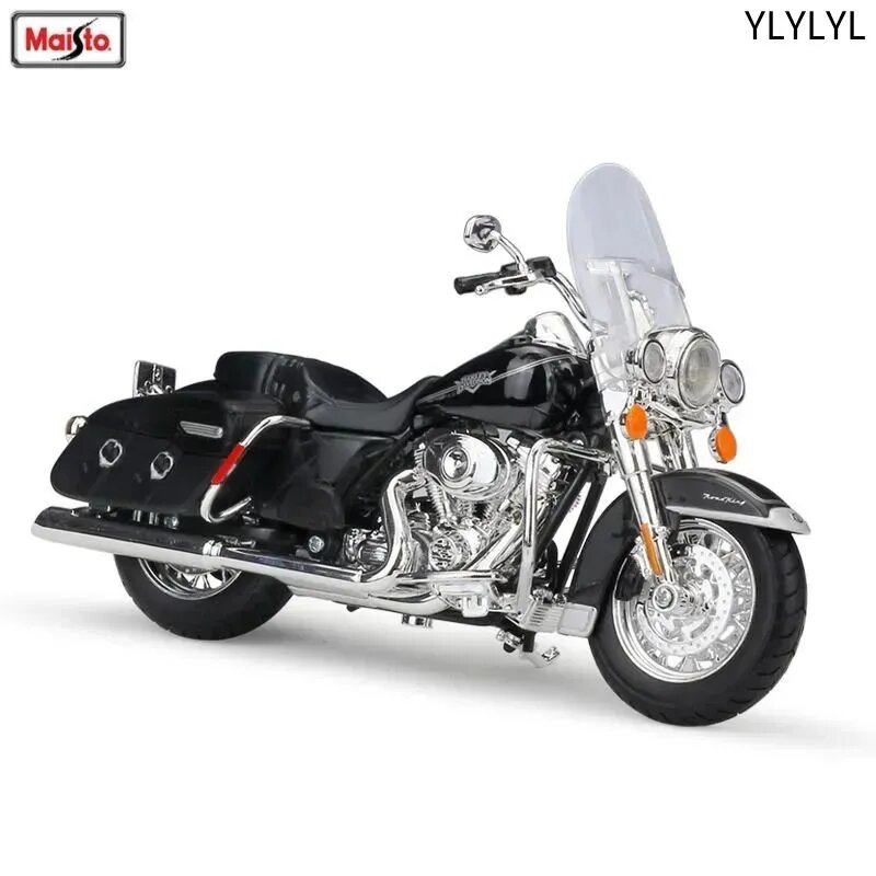 Игрушечный мотоцикл Maisto Harley-Davidson Road King 1:10 (черный)