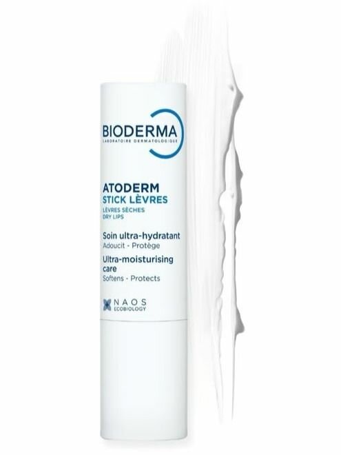 Биодерма Атодерм (Bioderma Atoderm) Стик для губ, 4г