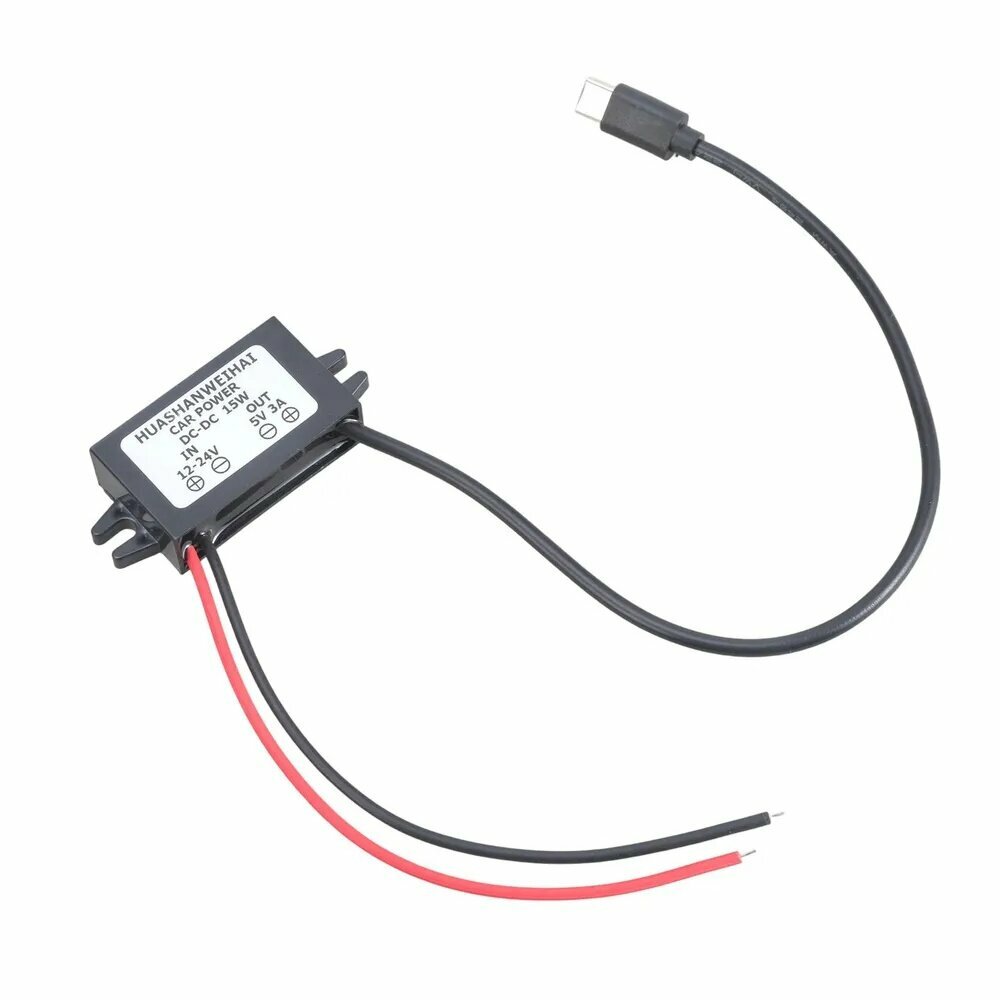 Понижающие преобразователи 12V 24V 5V 3A Type C для автоматического подключения микрофона и USB устройств